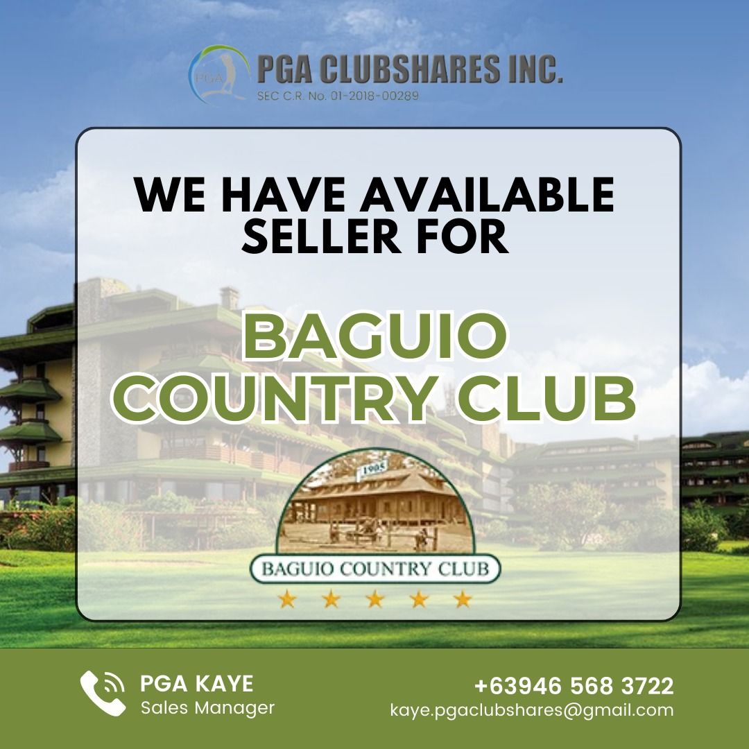BAGUIO COUNTRY CLUB (BCC) MEMBERSHIP, Sports Equipment, Sports & Games ...