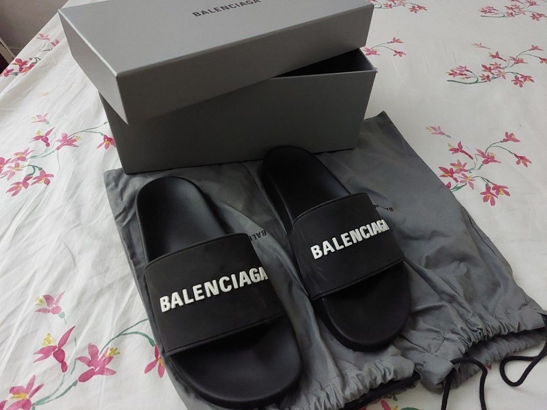 Balenciaga slides, Men's Fashion, Footwear, Flipflops and Slides on ...