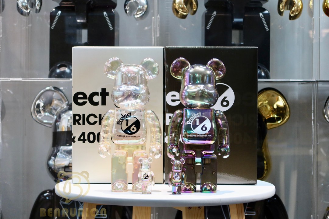 「現貨」Bearbrick 400% 100% project 黑白幻彩, 興趣及遊戲, 玩具 & 遊戲類 - Carousell