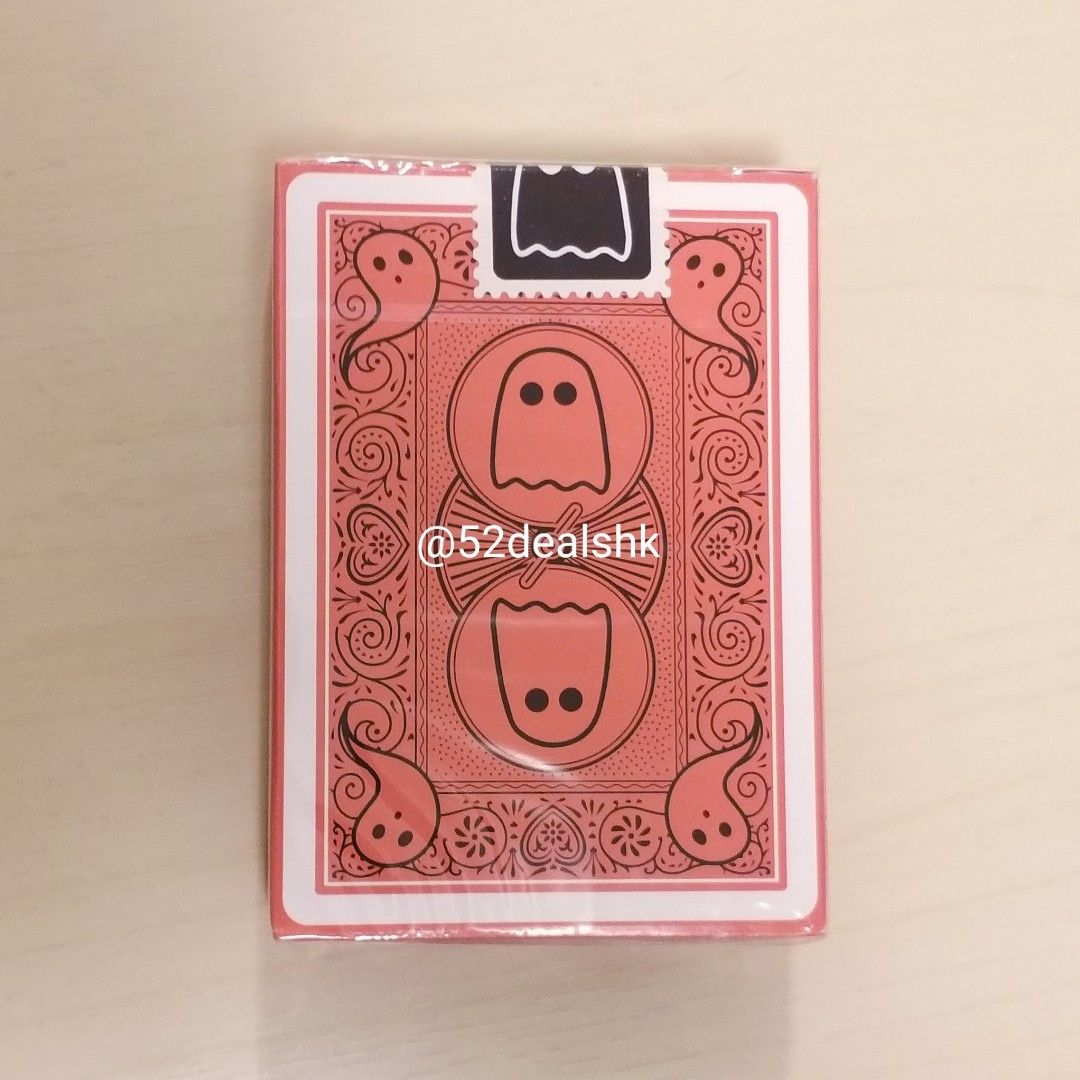 全新bicycle啤牌boo back orange playing cards 幽靈牌背橙色撲克牌 cardistry 花切 poker ...