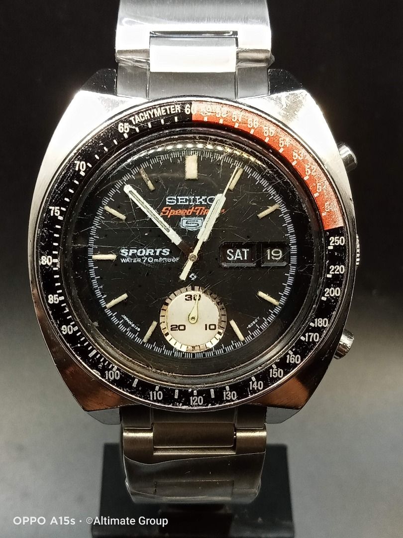 Birthday Watch November 1970! Seiko 5 Sports Speed-Timer 6139-6031 "70m ...