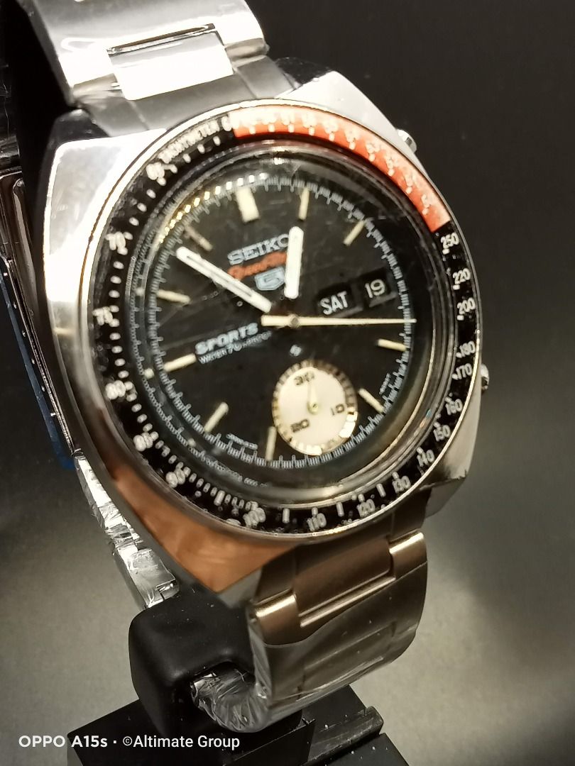 Birthday Watch November 1970! Seiko 5 Sports Speed-Timer 6139-6031 "70m ...