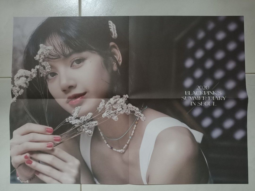 Blackpink Lisa Rose Jennie Jisoo summer diary 2020 poster, Hobbies & Toys, Memorabilia ...