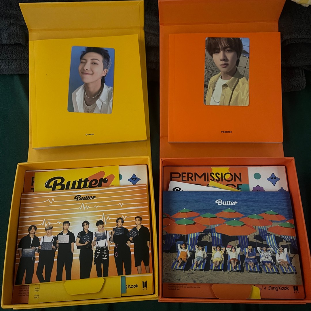 BTS Butter Album Cream & Peaches, Hobbies & Toys, Memorabilia & Collectibles, K-Wave on Carousell