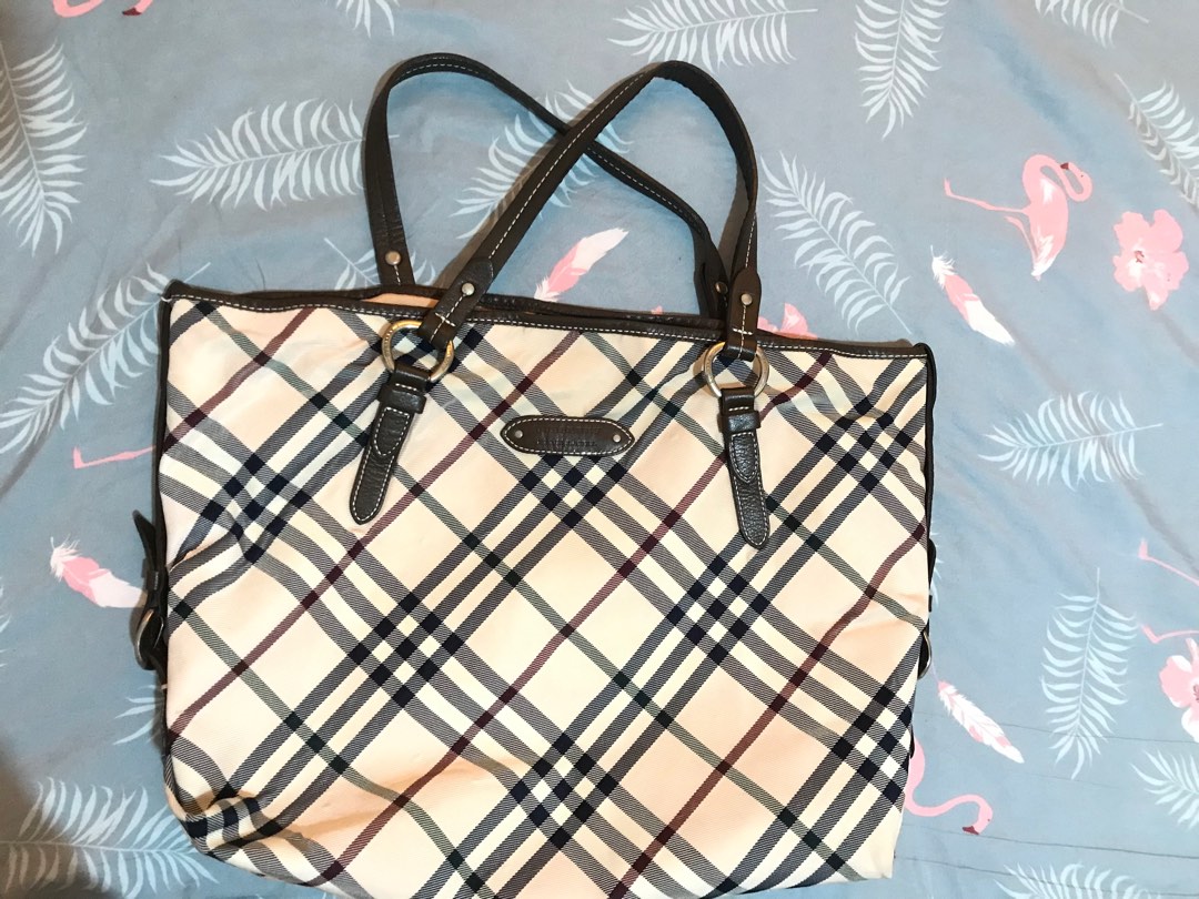BURBERRY blue label bag, Luxury, Bags & Wallets on Carousell