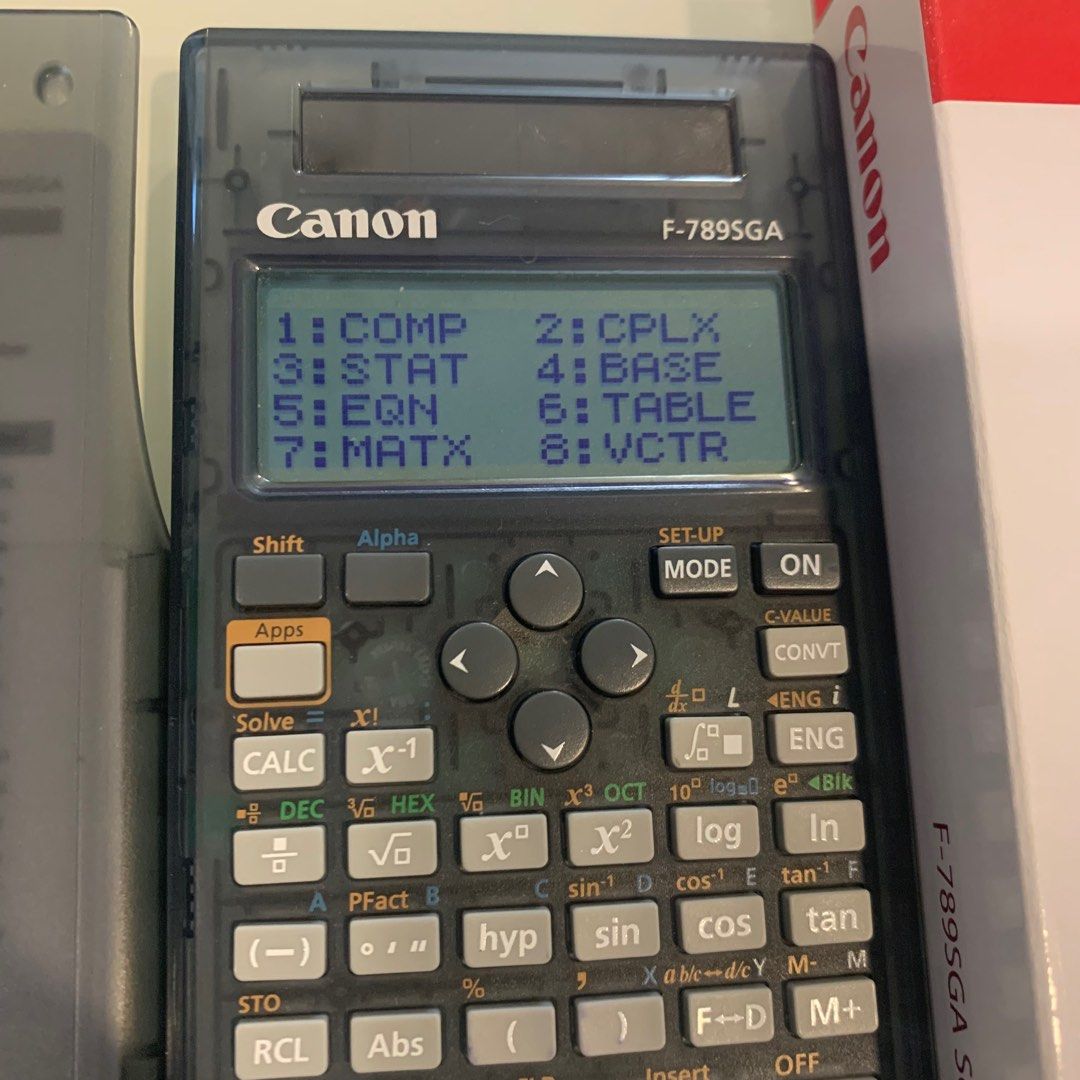 Techniques Pdf Canon F-789SGA Scientific Calculator - 605 Advanced ...