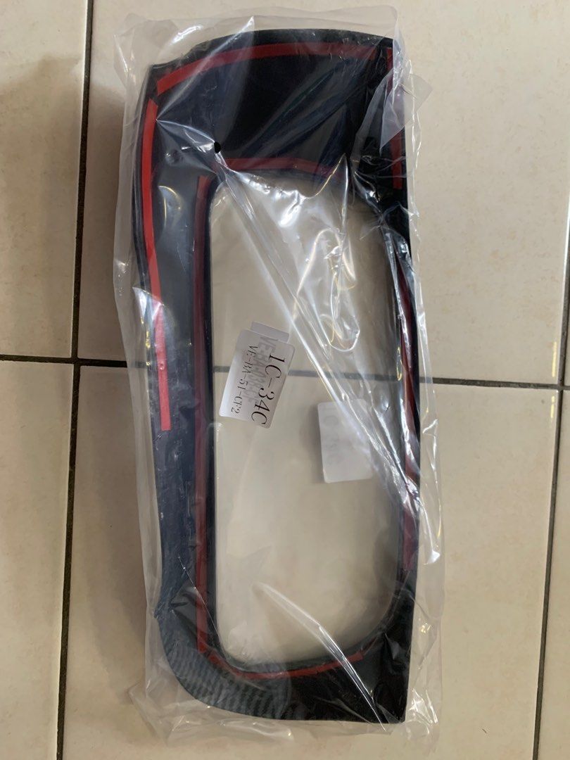 Carbon meter frame cover Perodua Bezza, Auto Accessories on Carousell