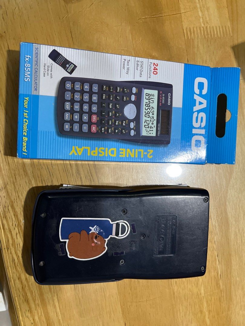 CASIO Scientific Calculators fx-85MS & fx-95MS with Box & Papers ...
