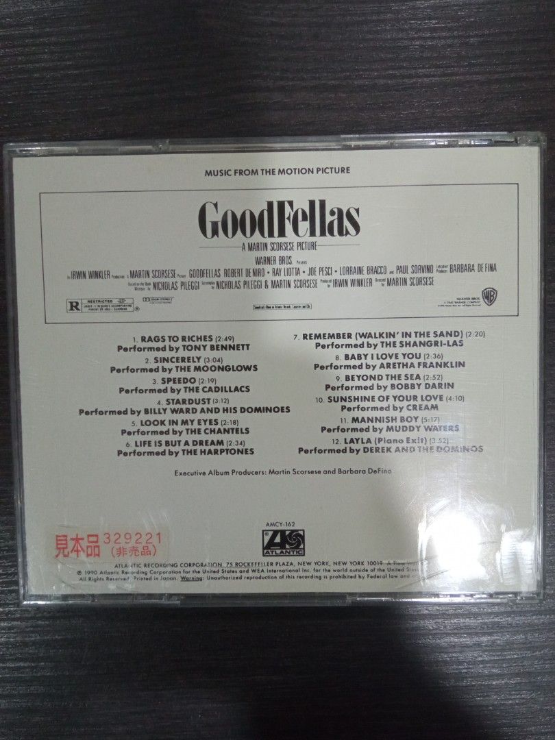 CD Goodfellas soundtrack, Hobbies & Toys, Music & Media, CDs & DVDs on ...
