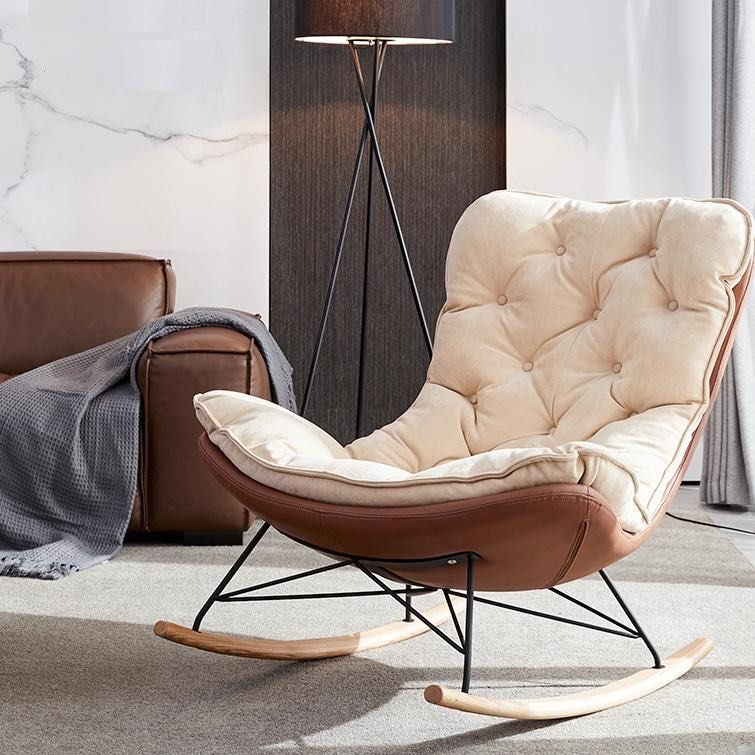 CHARLI Rocking Lounge Chair, Furniture & Home Living, Furniture, Chairs ...