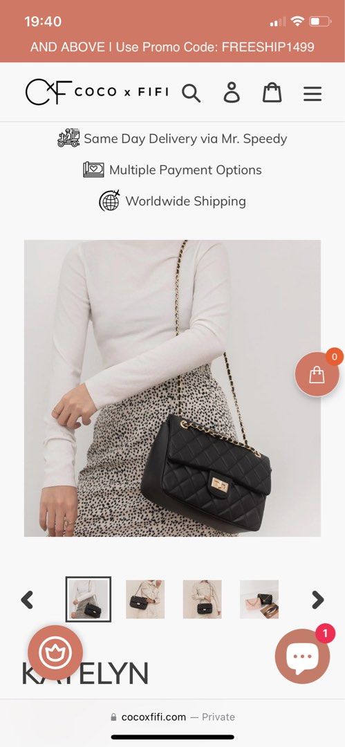 Coco x Fifi Katelyn Blush Pink, Women's Fashion, Bags & Wallets, Cross ...