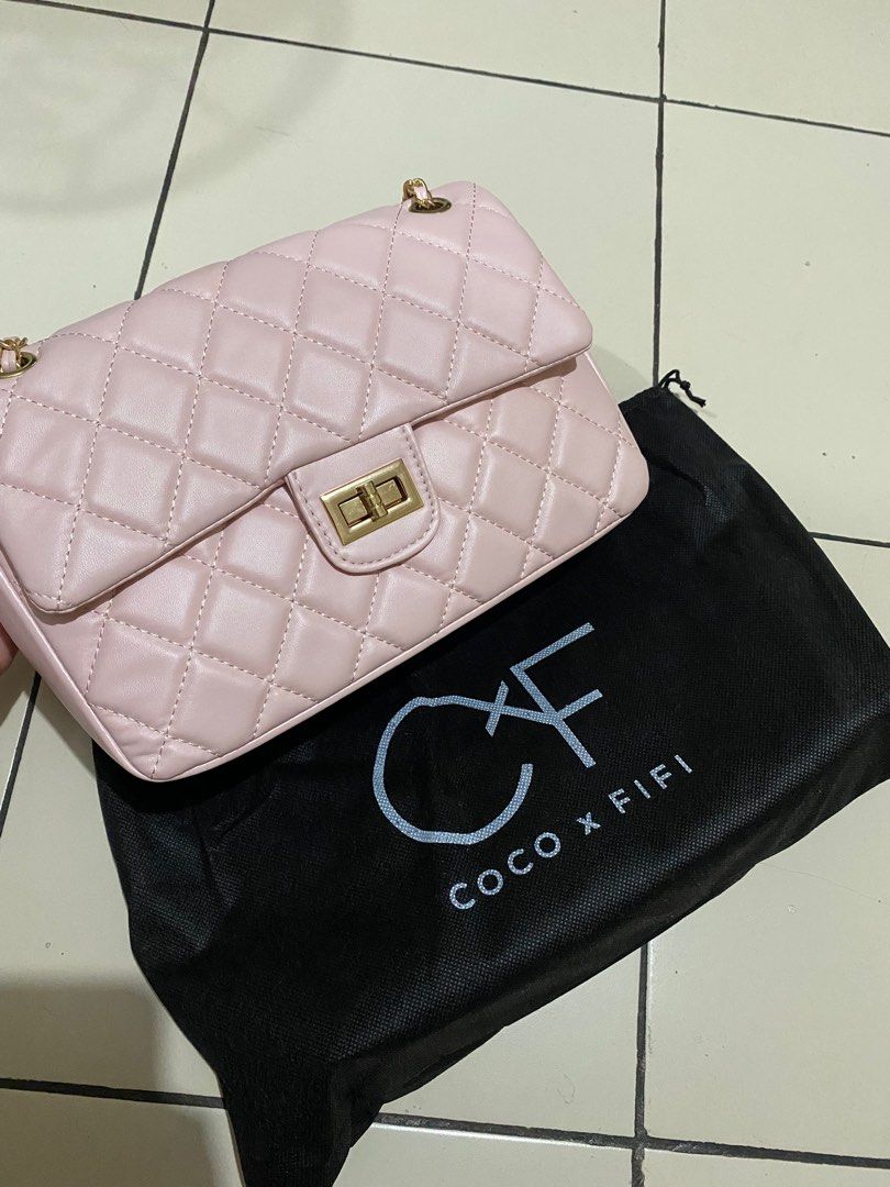 Coco x Fifi Katelyn Blush Pink, Women's Fashion, Bags & Wallets, Cross ...