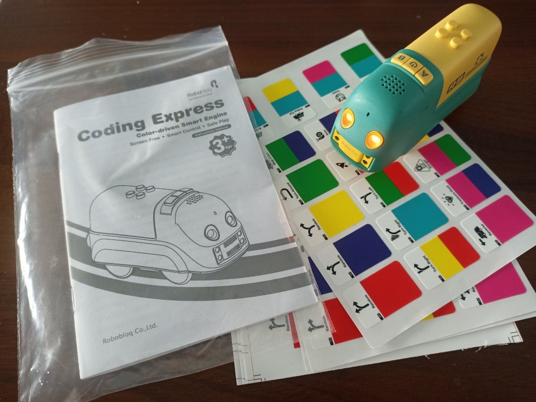 Coding train, battery operated train. Robobloq STEAM train, Hobbies & Toys, Toys & Games on ...