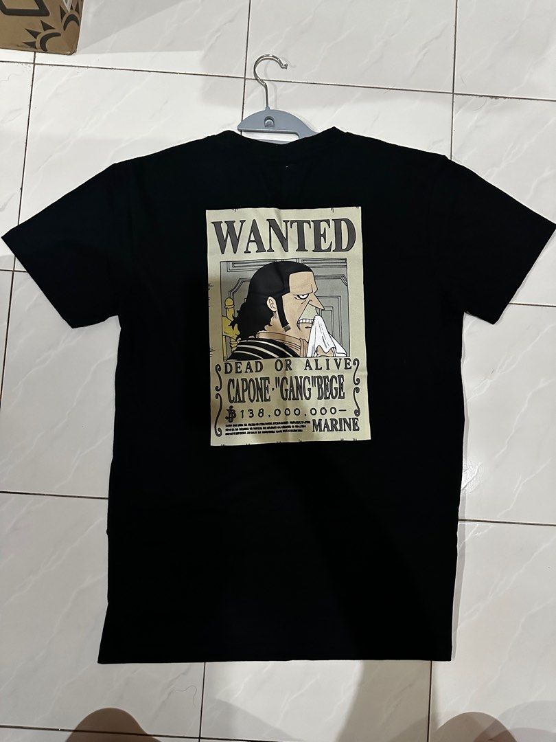 One Piece Common Sense Collab T Shirt Capone Gang Bege, Men's Fashion ...