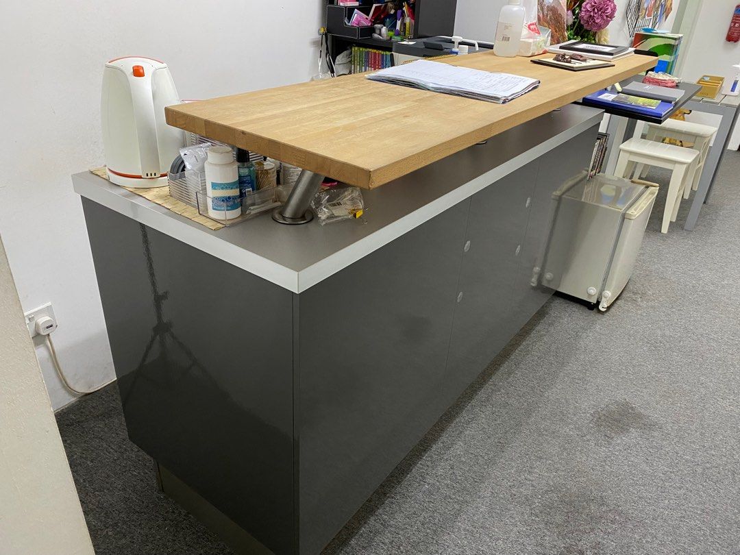 Counter desk, Furniture & Home Living, Furniture, Shelves, Cabinets ...