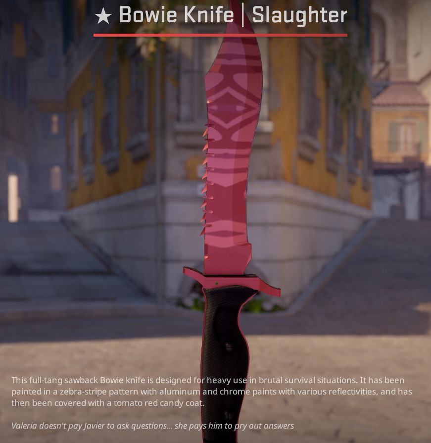 CS2 Bowie Knife Slaughter (MW) WITH diamond pattern [CAN NEGO], Video ...