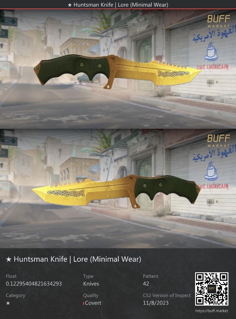 CS2 CSGO HUNTSMAN KNIFE LORE MW, Video Gaming, Video Games, Others on ...