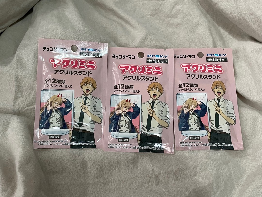 CSM Chainsaw Man Acrylic Standee Random Gacha Blind Pack, Hobbies ...