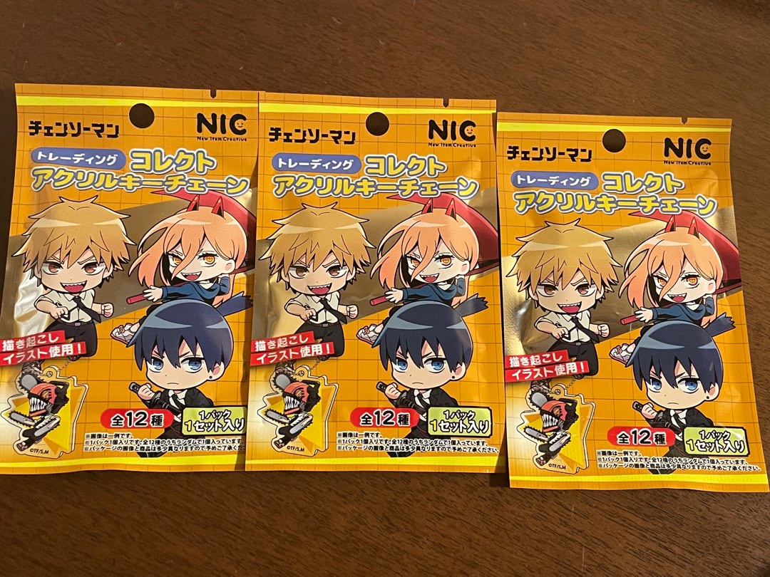 CSM Chainsaw Man Chibi Acrylic Standee Random Gacha Blind Pack, Hobbies ...