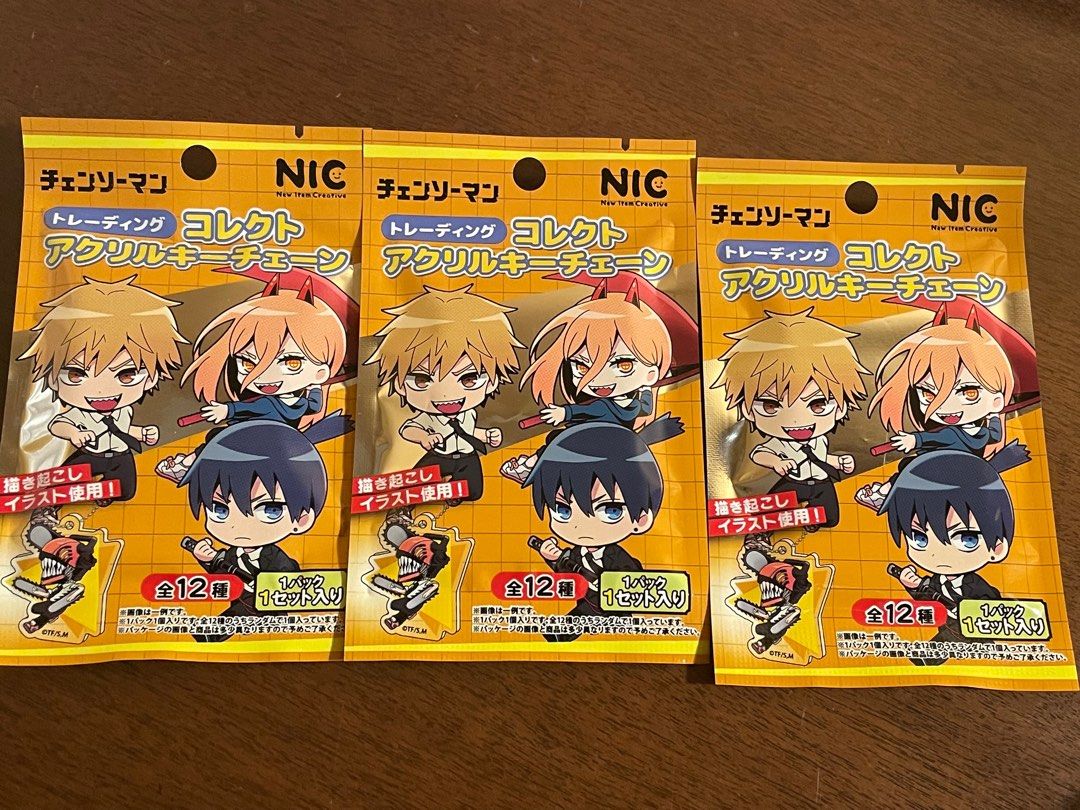 CSM Chainsaw Man Chibi Acrylic Standee Random Gacha Blind Pack, Hobbies ...