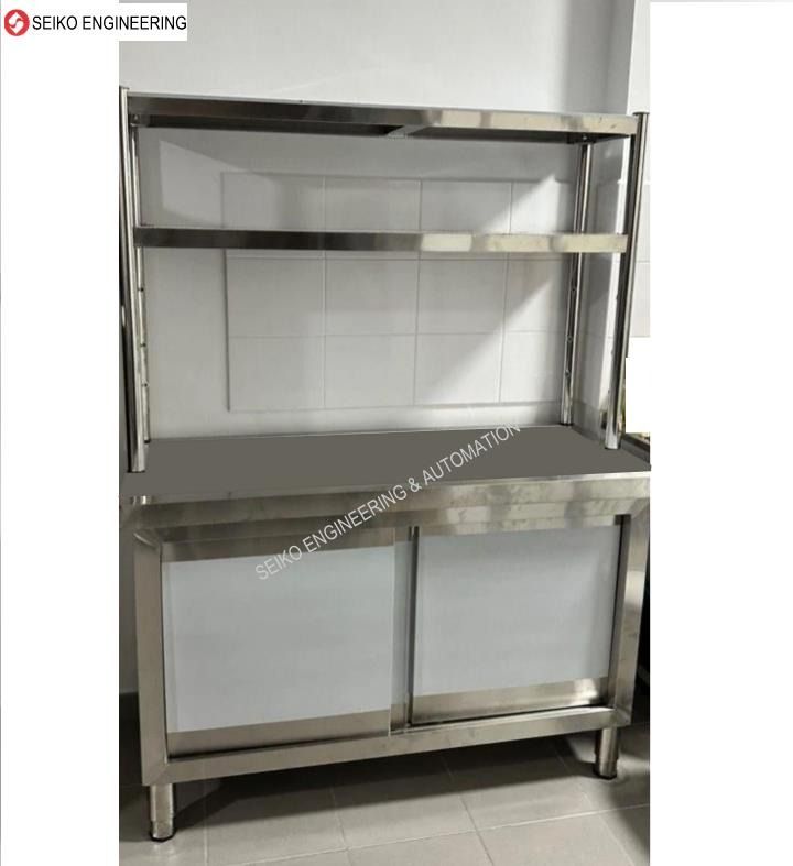 Custom-Made Hawker Equipment Stainless Steel Work Tables, Furniture ...