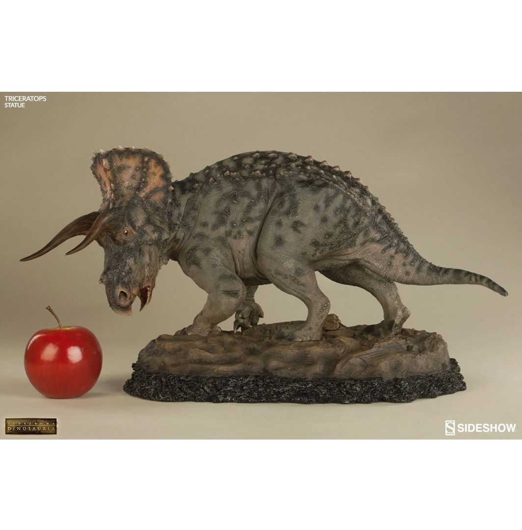 Dinosauria Triceratops Statue by Sideshow Collectibles, Hobbies & Toys ...