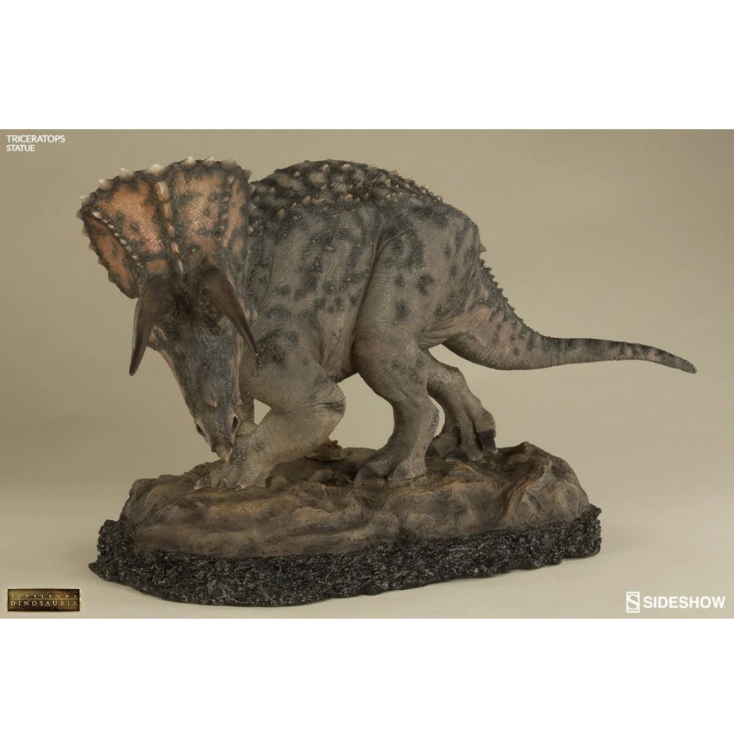 Dinosauria Triceratops Statue by Sideshow Collectibles, Hobbies & Toys ...