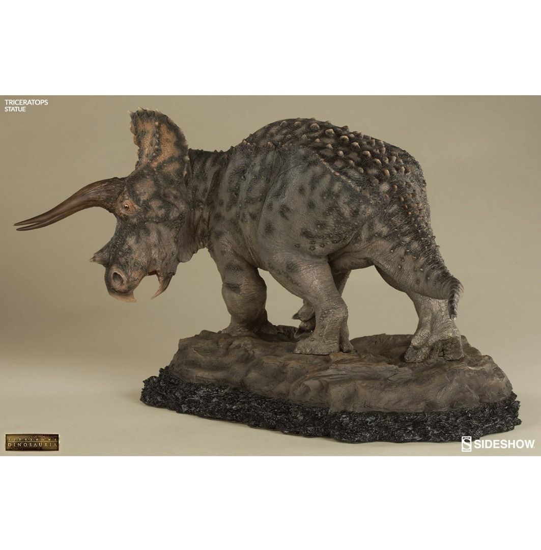 Dinosauria Triceratops Statue by Sideshow Collectibles, Hobbies & Toys ...
