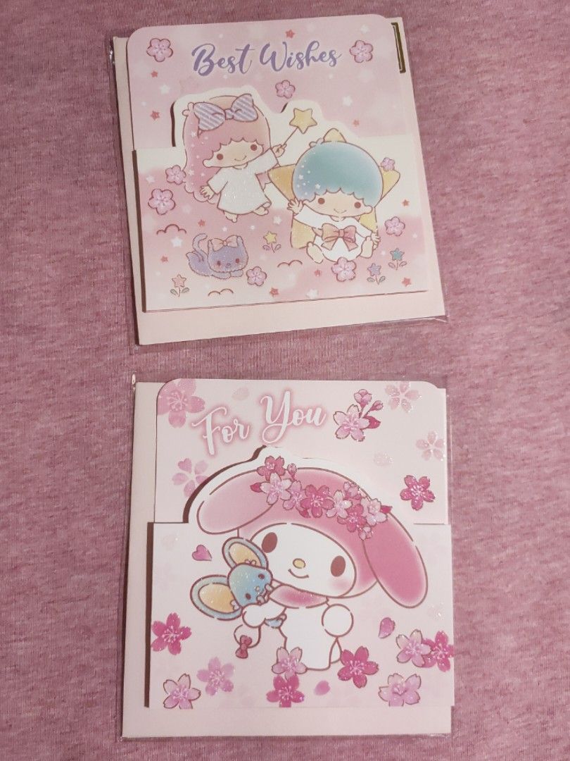 Disney & Sanrio Greeting Cards | Winnie the Pooh/ My Melody/ Little ...