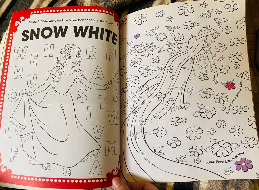 Disney Princess Color my World Activity Book, Hobbies & Toys, Books ...
