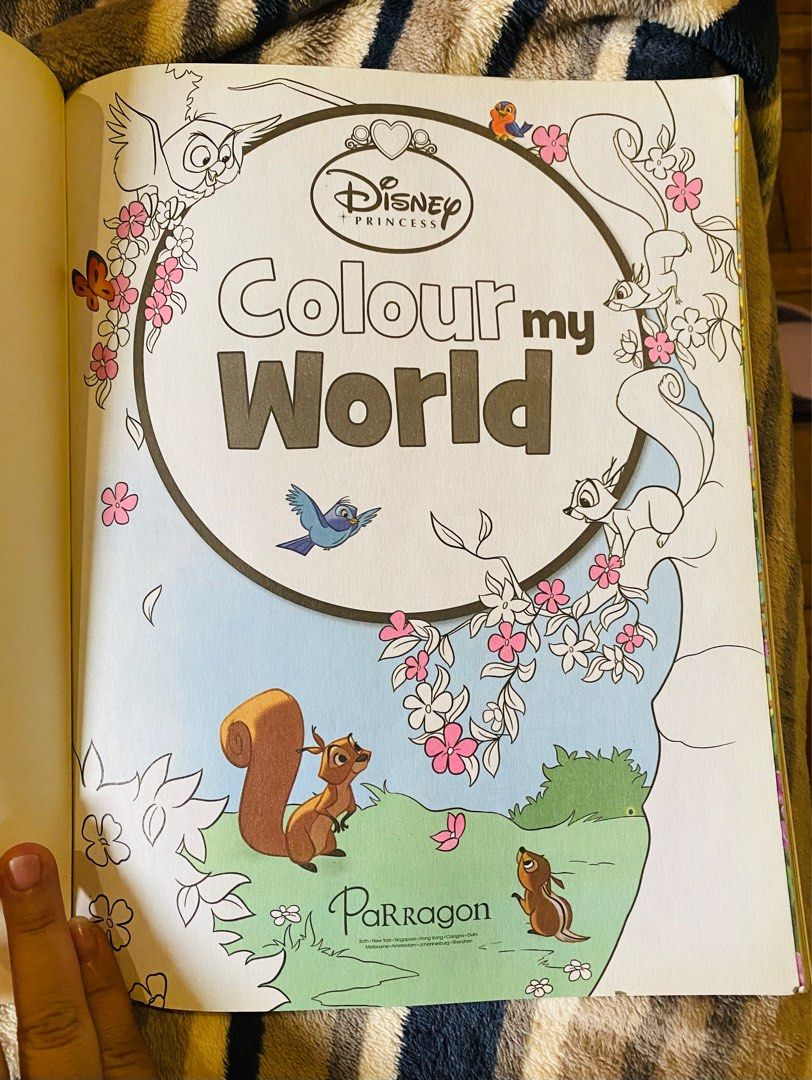 Disney Princess Color my World Activity Book, Hobbies & Toys, Books ...