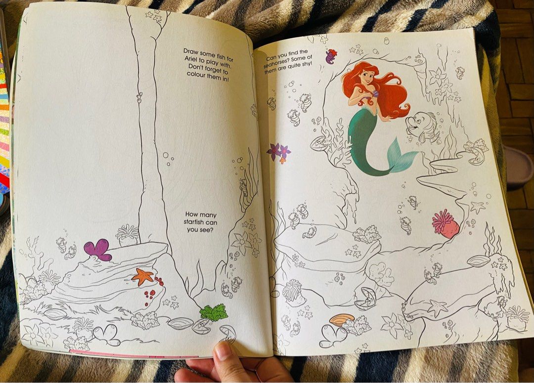 Disney Princess Color my World Activity Book, Hobbies & Toys, Books ...