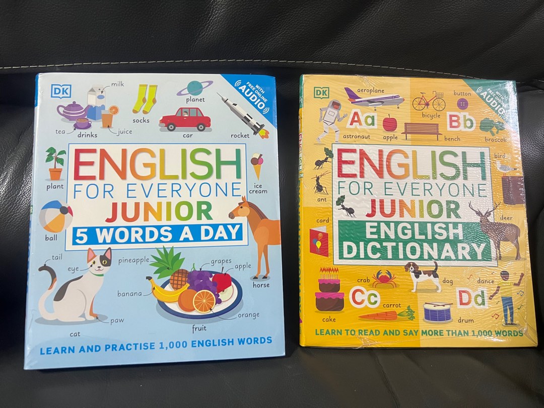 【現貨】DK English for Everyone Junior 2本, 興趣及遊戲, 書本 & 文具, 小朋友書 - Carousell