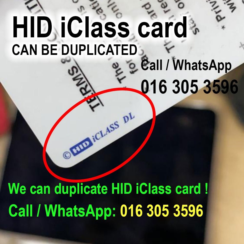Duplicate HID iClass DL / DP Access Card - Walk in instant duplication ...