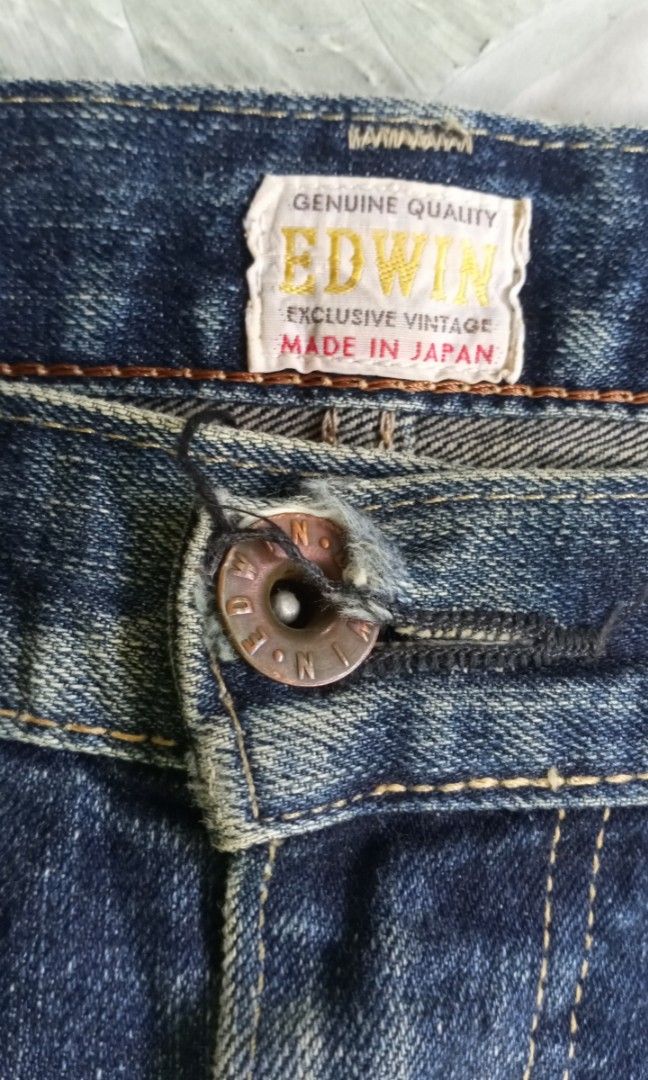 Edwin Japan selvedge, Men's Fashion, Bottoms, Jeans on Carousell