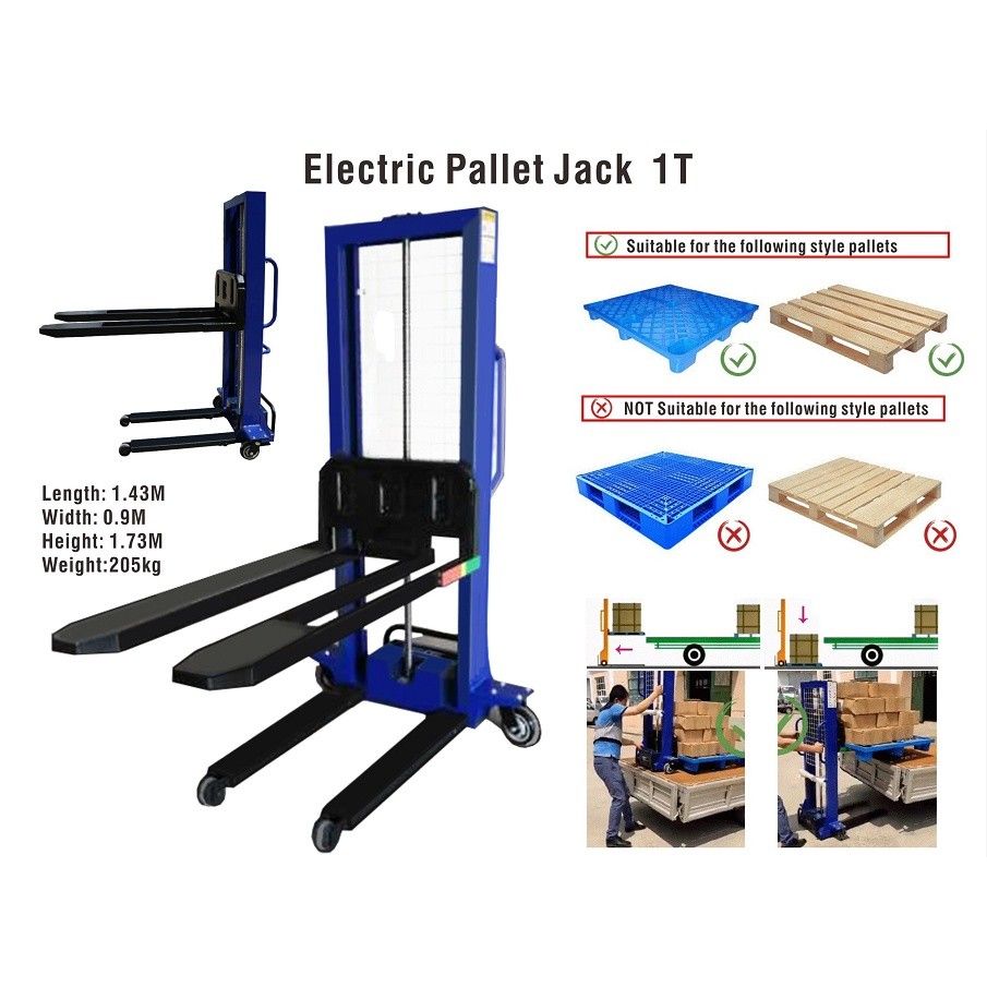 Electric pallet jack 1 Ton, Furniture & Home Living, Home Improvement ...
