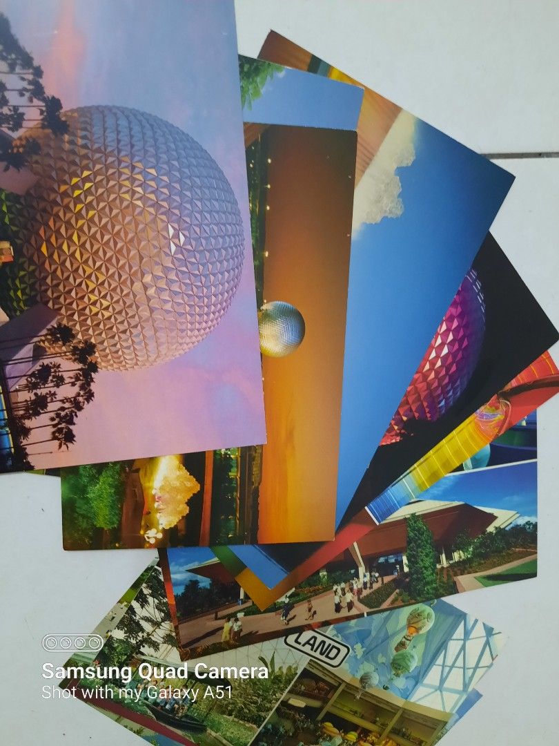 Epcot center postcards collection, Hobbies & Toys, Collectibles ...