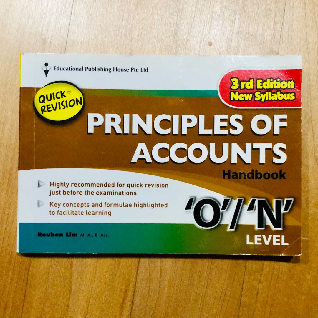 EPH Quick Revision Principles of Accounts, Hobbies & Toys, Books ...
