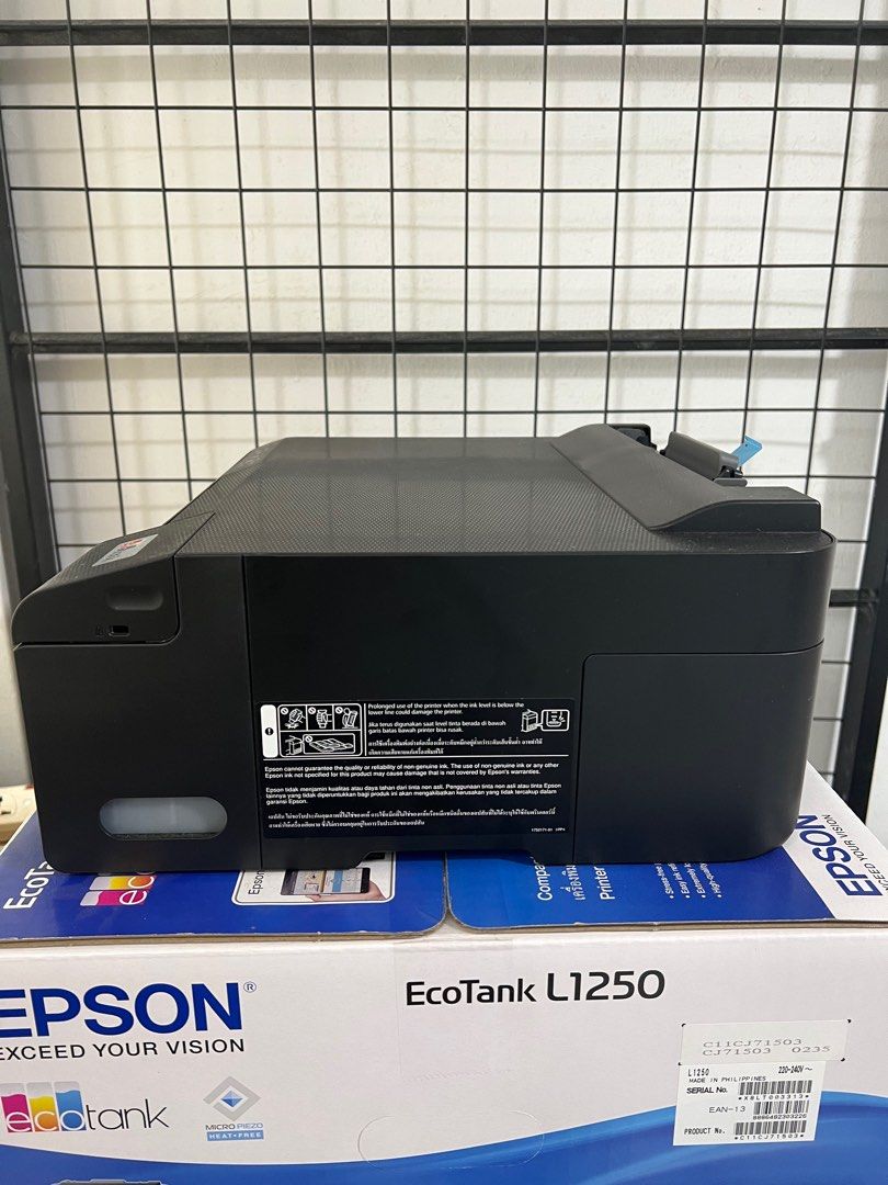 Epson EcoTank L1250, Computers & Tech, Printers, Scanners & Copiers on ...