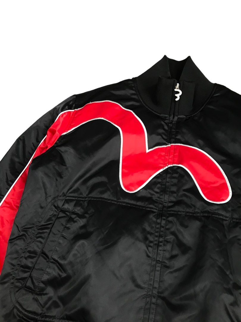 Evisu Logo Bomber Jacket, Men's Fashion, Tops & Sets, Sets ...