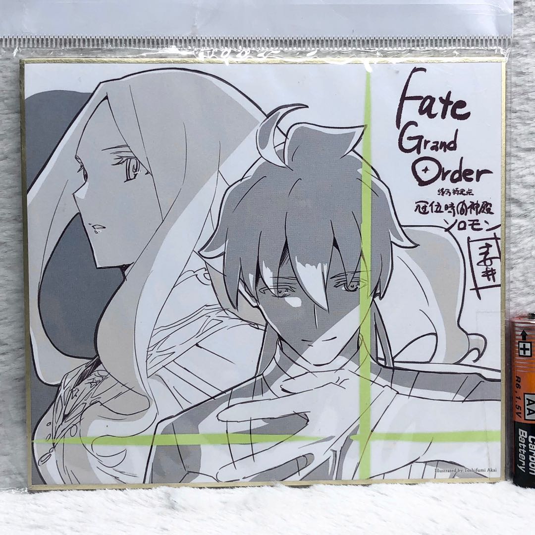 Fate Grand Order FGO Shikishi Romani Archamani Anime Merch Japan ...