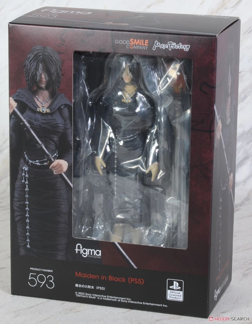 FIGMA 593 黑衣的火防女 防火女 火防女 PS5 惡魔靈魂 PS5 FIGMA DEMON'S SOULS PS5 MAIDEN IN ...