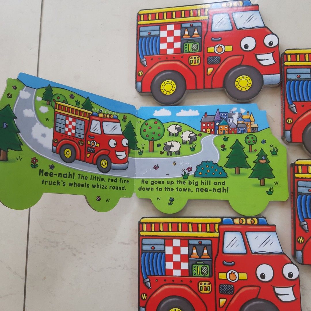 FIRE ENGINE book HAPPY STREET school buku anak fire truck pemadam ...