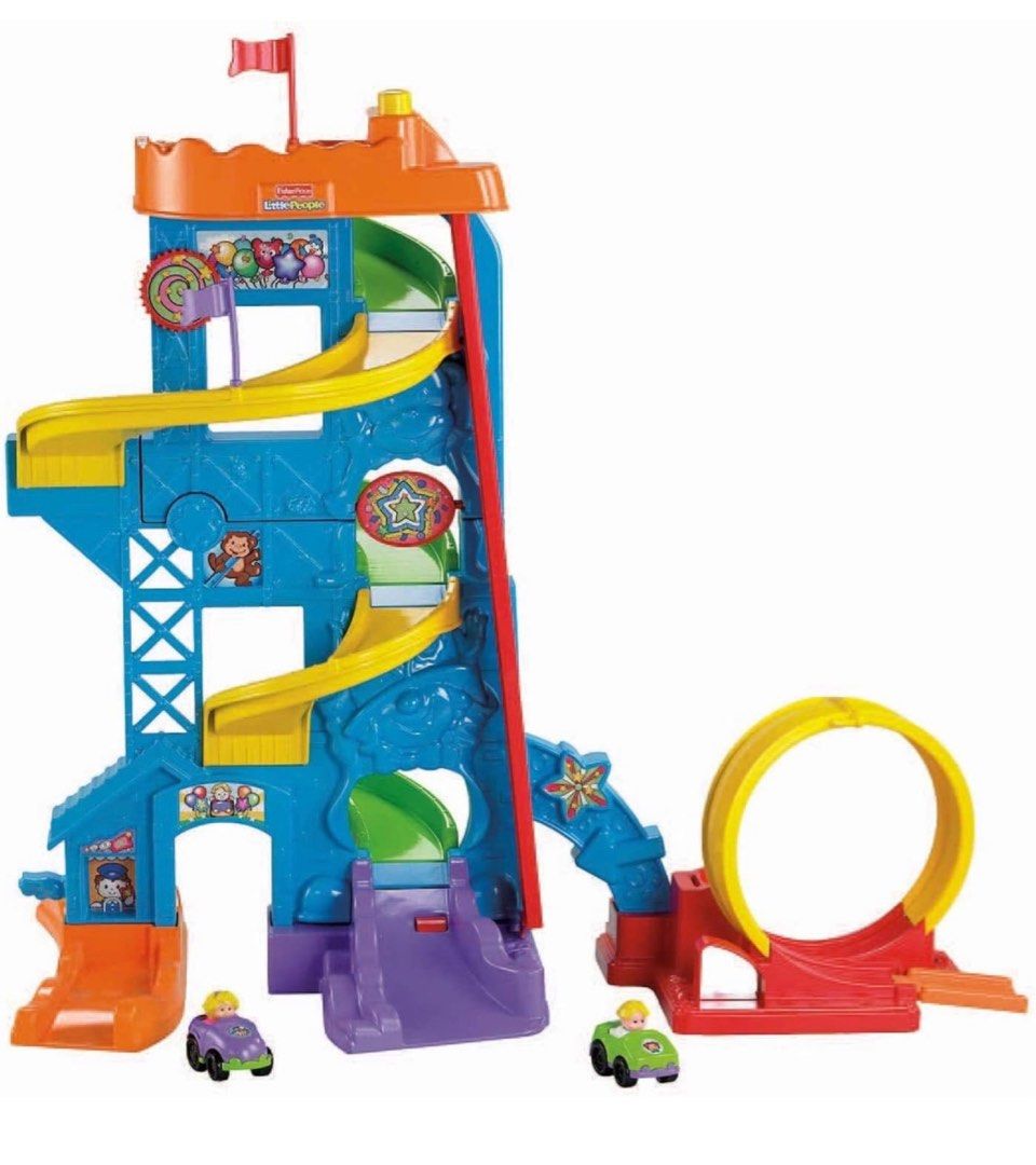 Fisher-price Little People 80cm Wheelies Loops n Swoops Amusement Park ...