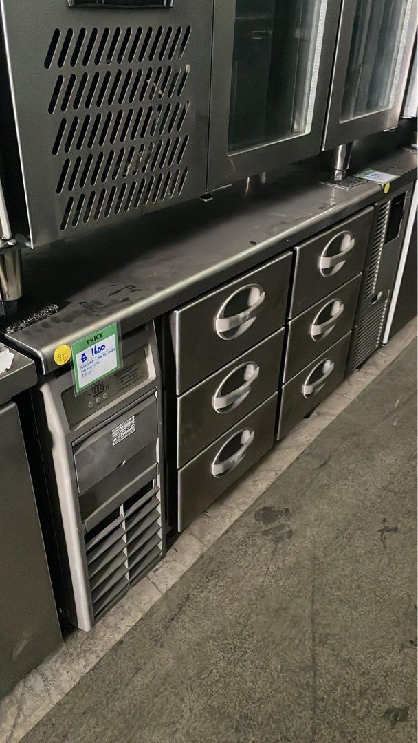 Fukushima 6 drawer counter chiller / 6 drawer chiller / commercial ...