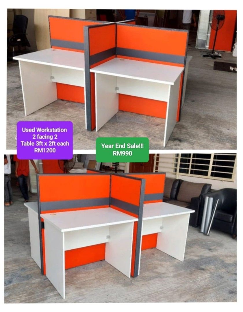Full Set Workstation SALE !, Furniture & Home Living, Furniture, Tables ...
