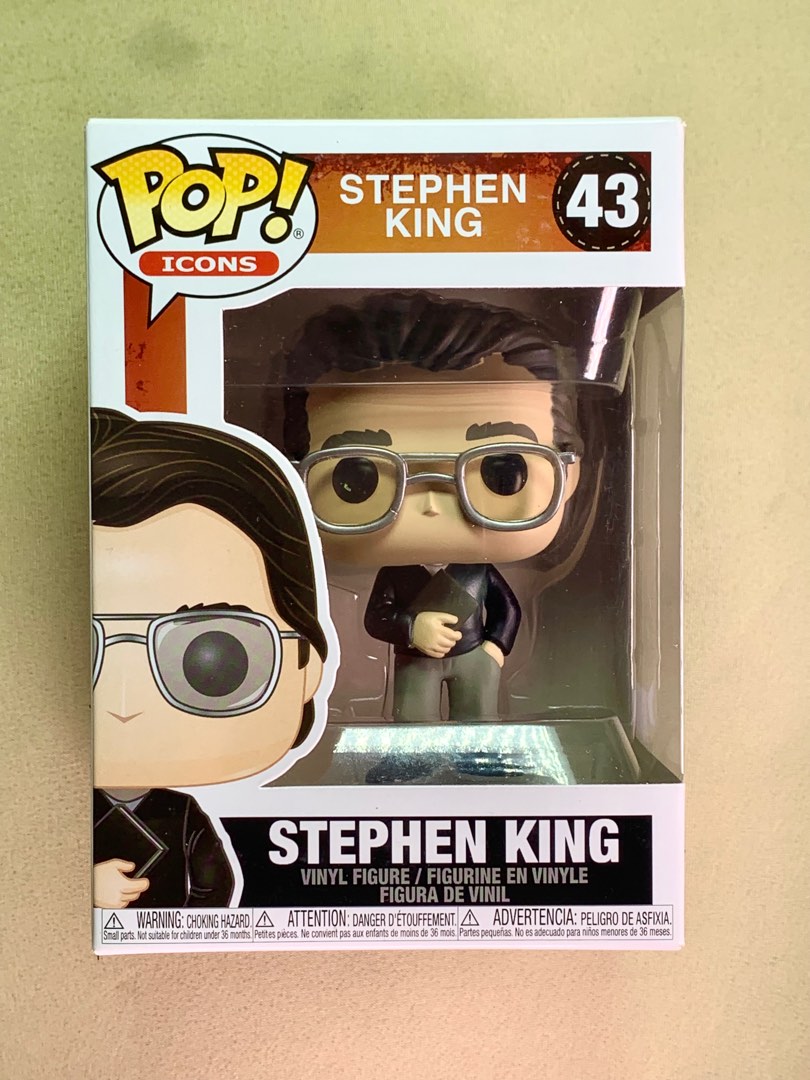 Funko Pop! Icons 43 Stephen King Vinyl Figure, Hobbies & Toys, Toys ...