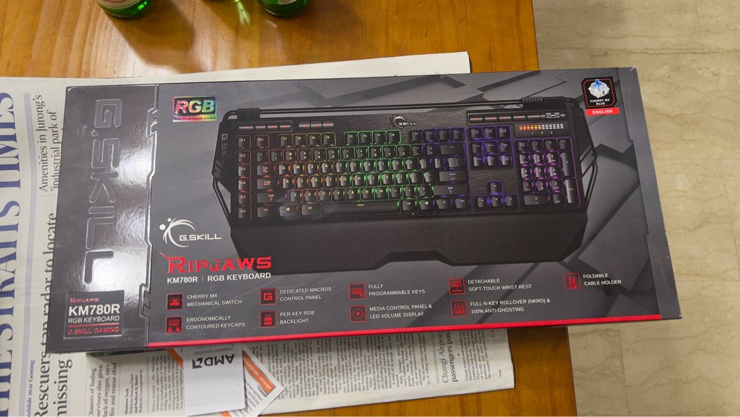 G skill keyboard cheery blue, Computers & Tech, Parts & Accessories ...