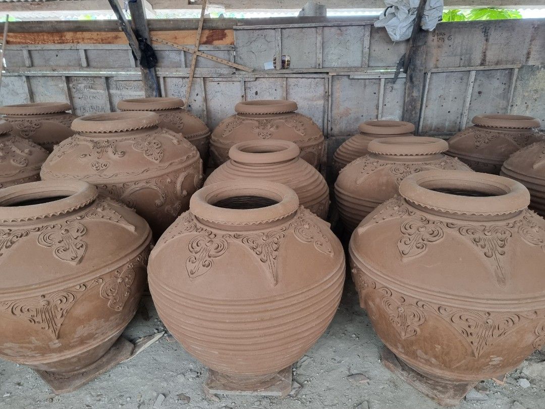 Gentong gerabah tanah liat, Desain & Kerajinan Tangan, Karya Seni di ...