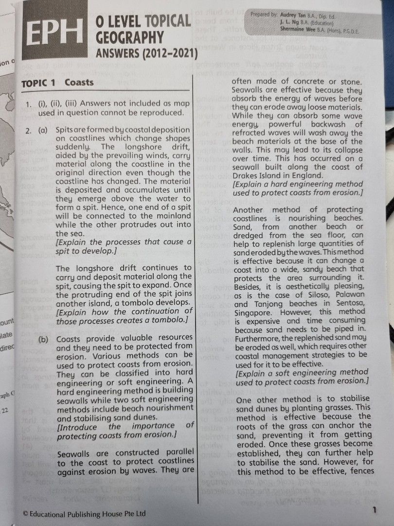 geography o level topical ten year series 2012-2021, Hobbies & Toys ...